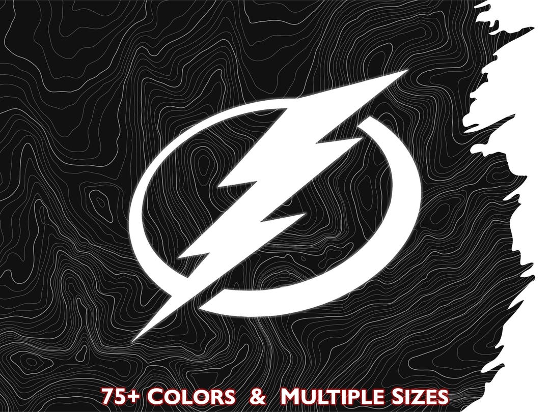 Tampa Bay Lightning Logo Vinyl Decal, Multiple Colors & Sizes, Gulf of ...