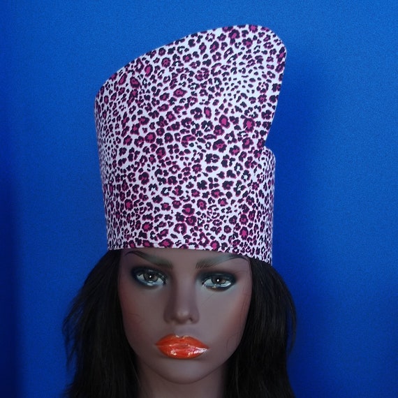 African Print Hat Headdress Crown Kufi Tribal Handmade Red - Etsy