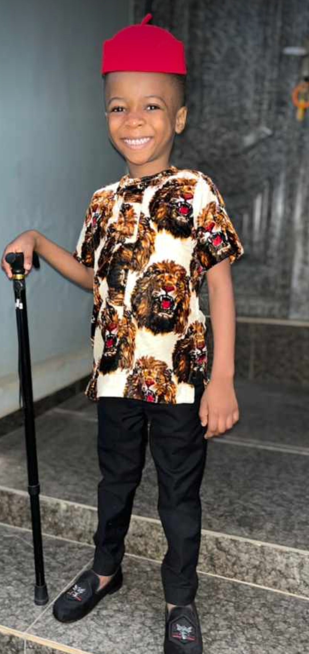 African Boy 2 Pieces Set With Matching Hat. Boys Clothing. Igbo Boys ...