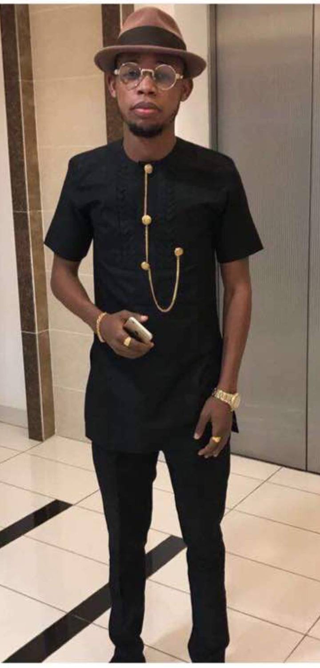 Eze African Men's Clothing / Wedding Suit/dashiki / African Men's Shirt ...