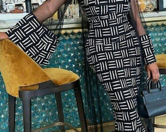 Ashabi Classic African Ankara Attire/african Women African Print Gown ...