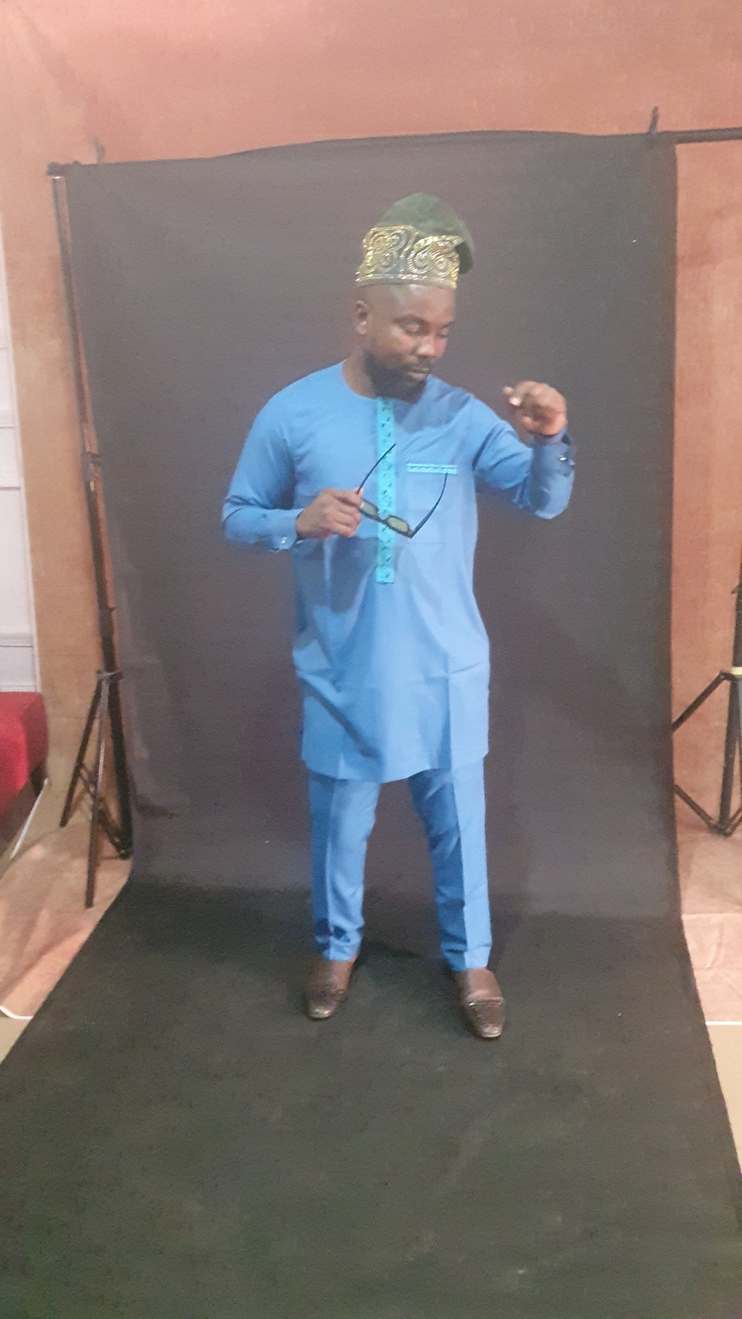 Ajele Kaftan/african Men Outfit/african Men Ethnic Clothing/ African ...