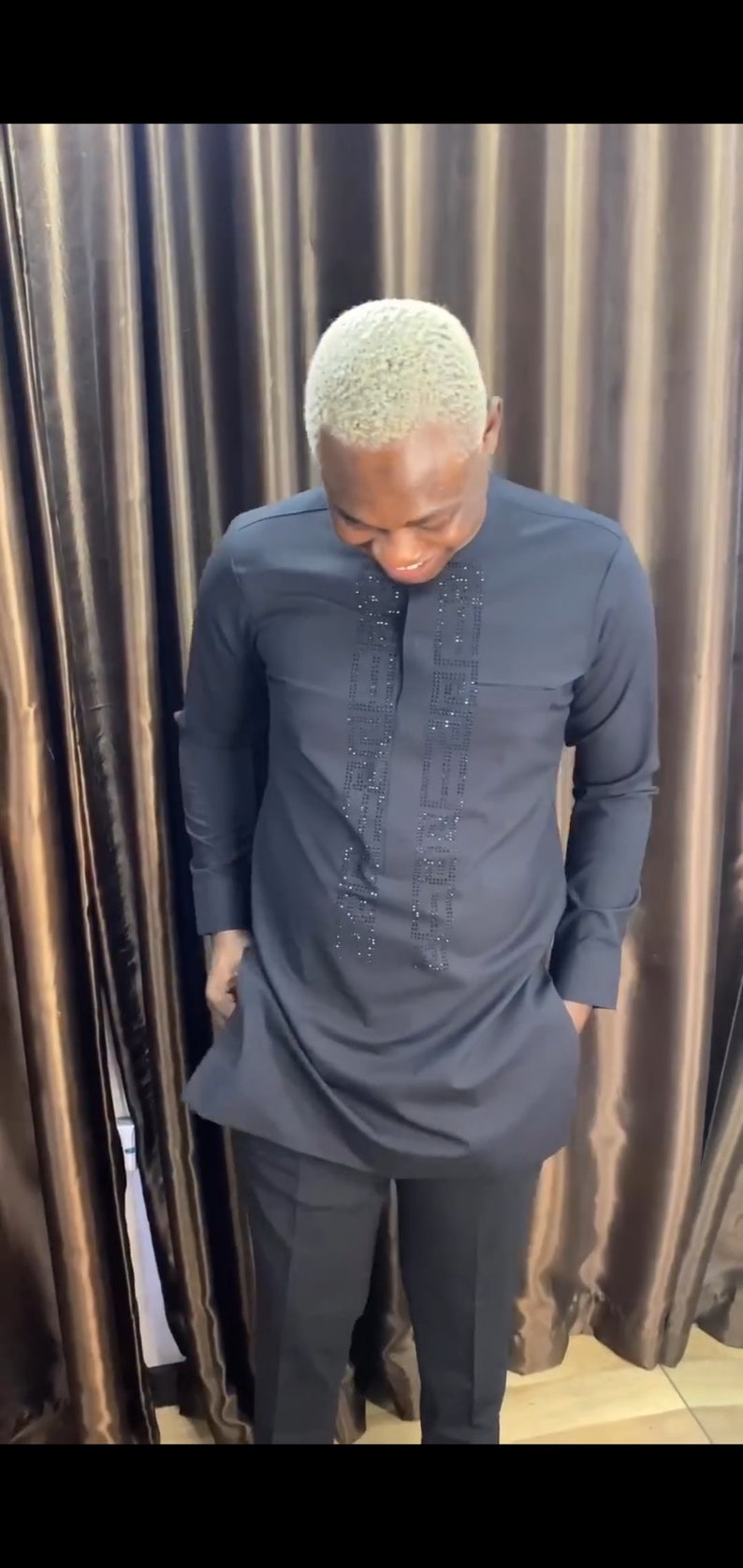 Uche Kaftan/african Men Outfit/african Men Ethnic Clothing/ African Men ...