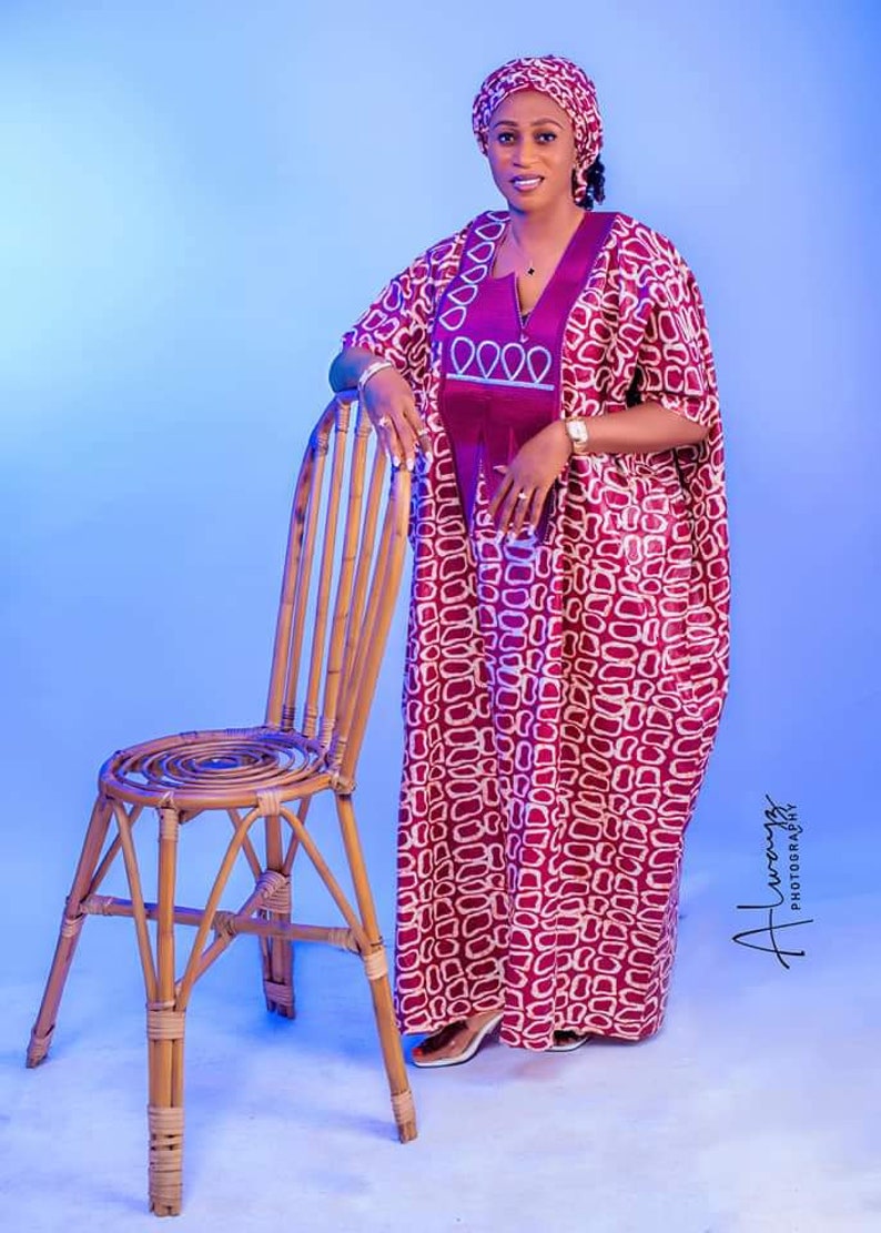 Ashabi Classic African Adire Attire/african Women Bubu Gown/ Women ...