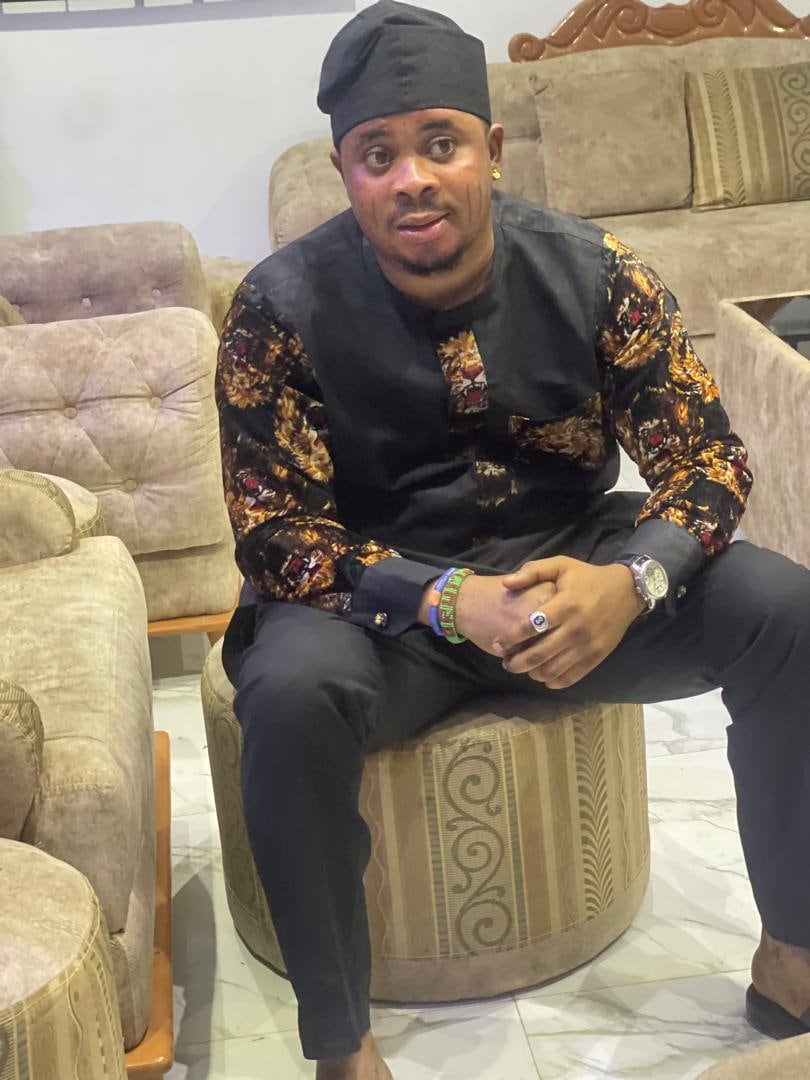 Isiagu Igbo Outfit/african Men Ethnic Clothing/ African Men Igbo ...