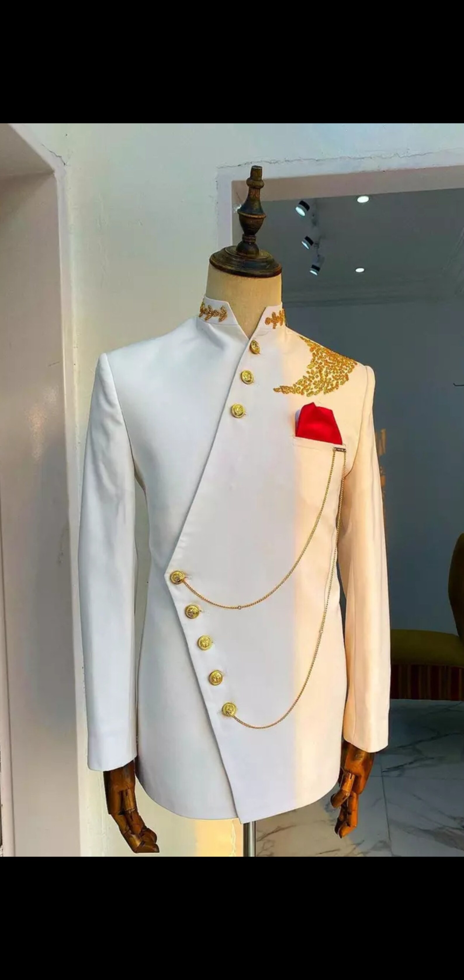 Musa African Men's Clothing / Wedding Suit/dashiki / African Men's ...