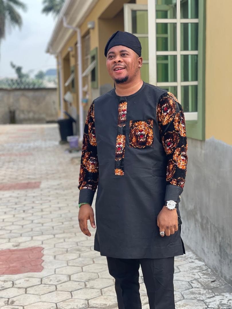 Isiagu Igbo Outfit/african Men Ethnic Clothing/ African Men Igbo ...