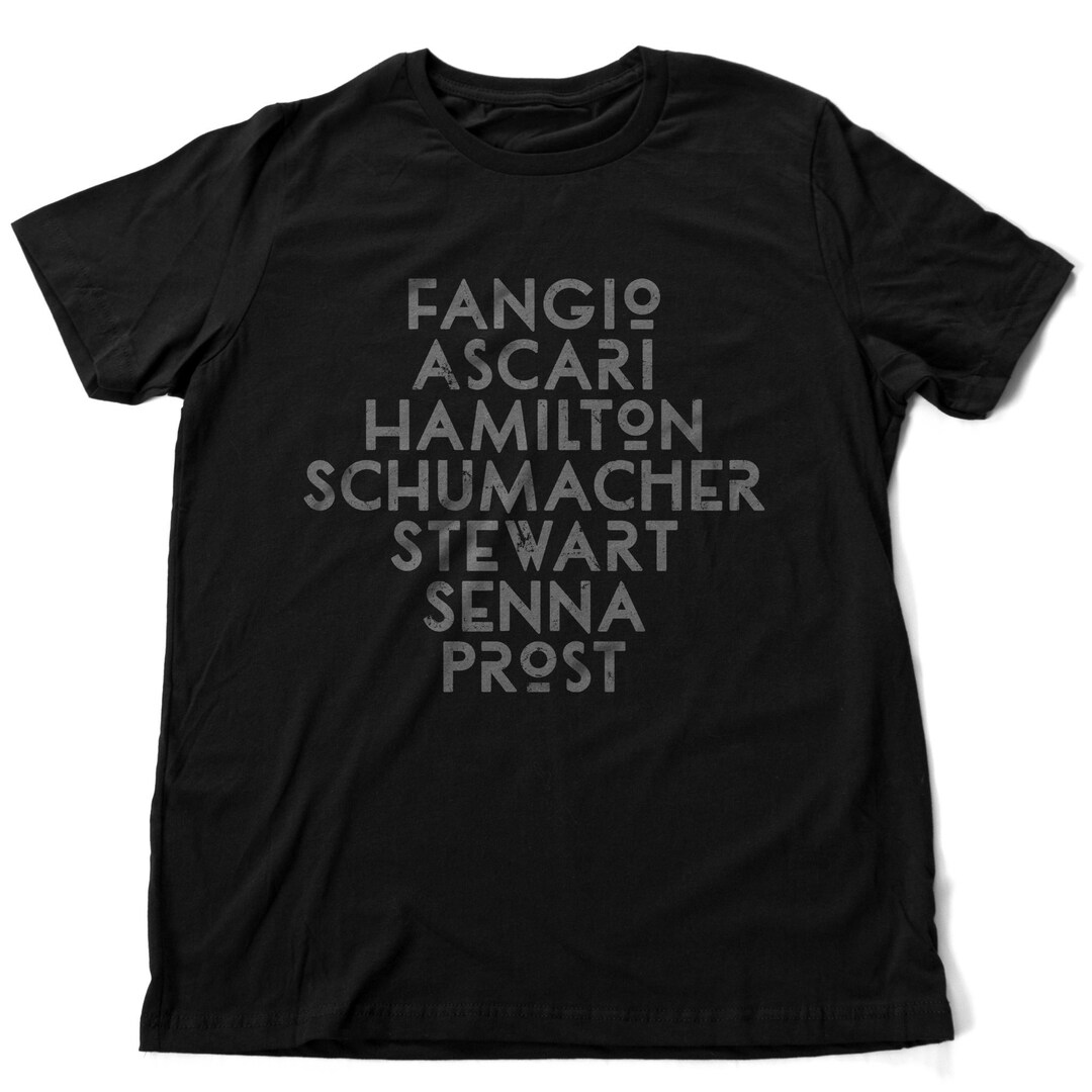 Formula 1 / F1 Racers — World Champions — Short-sleeve Unisex T-shirt ...