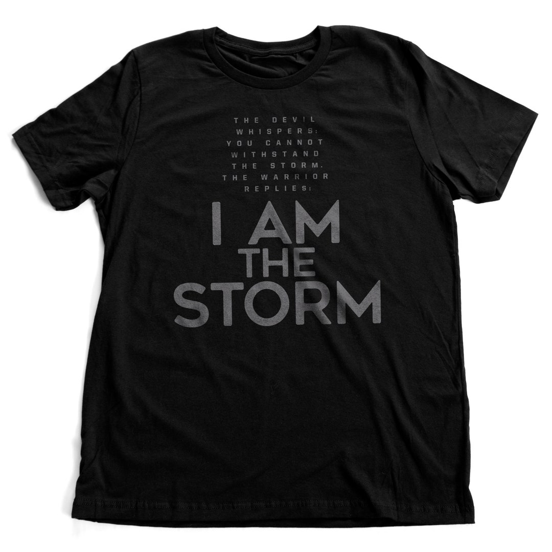I AM the STORM — Premium Unisex Fashion T-shirt a Perfect Gift for ...