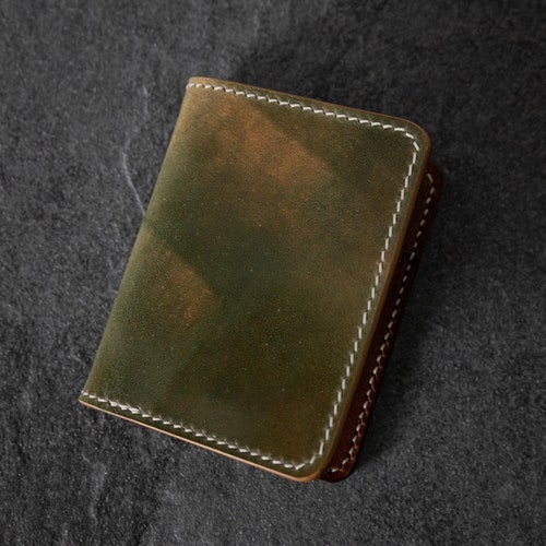 SV01 Horween Shell Cordovan Wallet Bifold Wallet | Etsy