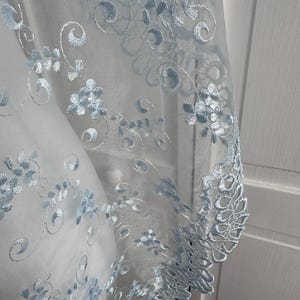 Powder Blue Tallit, Lace, Jewish Prayer Shawl and Matching Bag. B ...