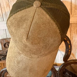 Burned Vegan Suede Cowboy Cap: Sunflower Vines & Highlander - Etsy