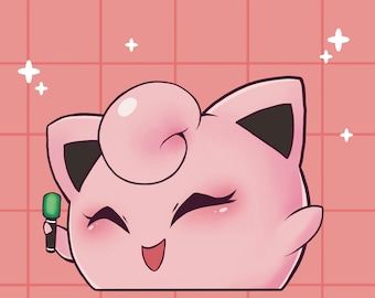 Jigglypuff Sticker - Etsy