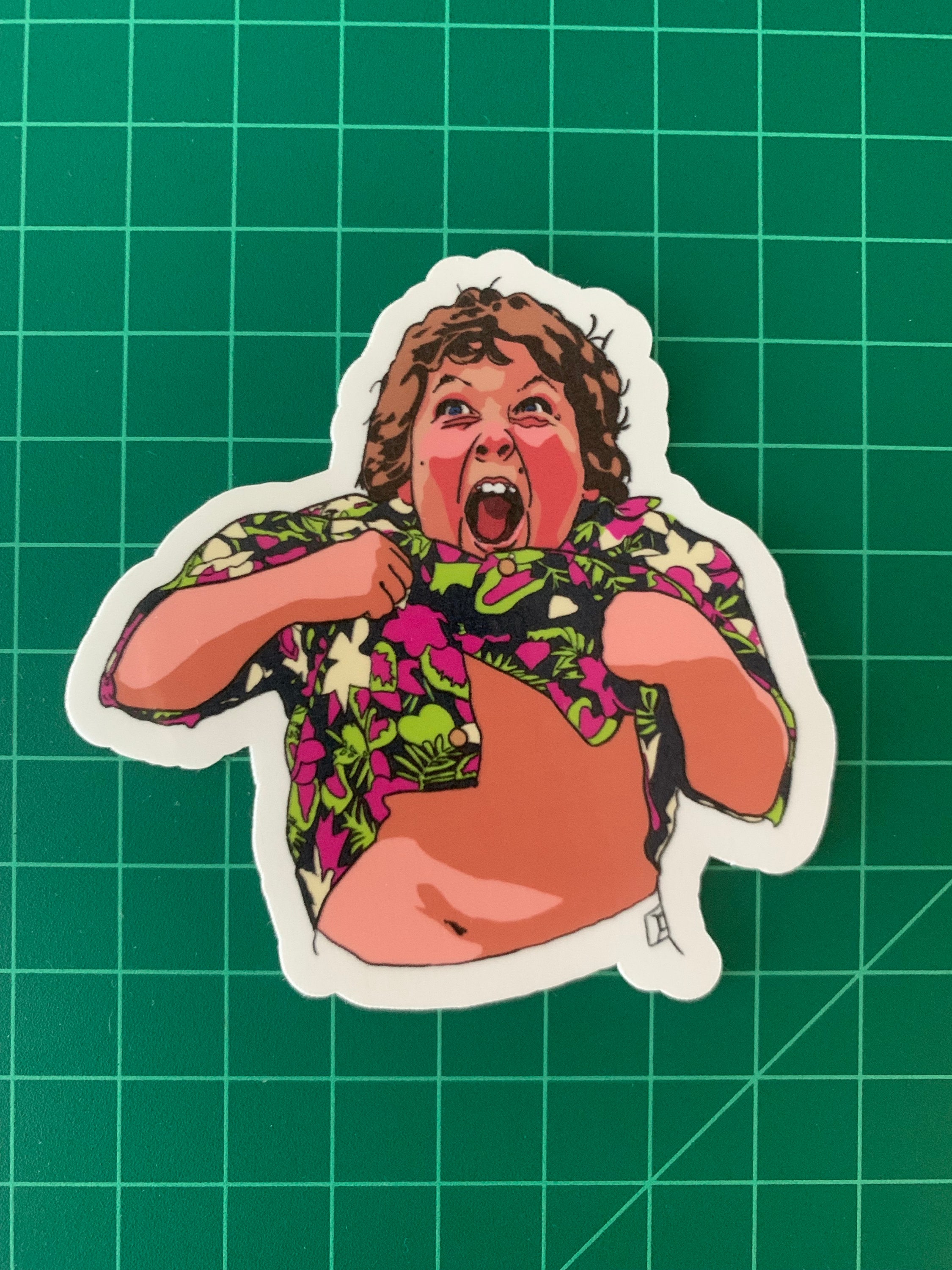 Truffle Shuffle Chunk the Goonies Vinyl Sticker - Etsy