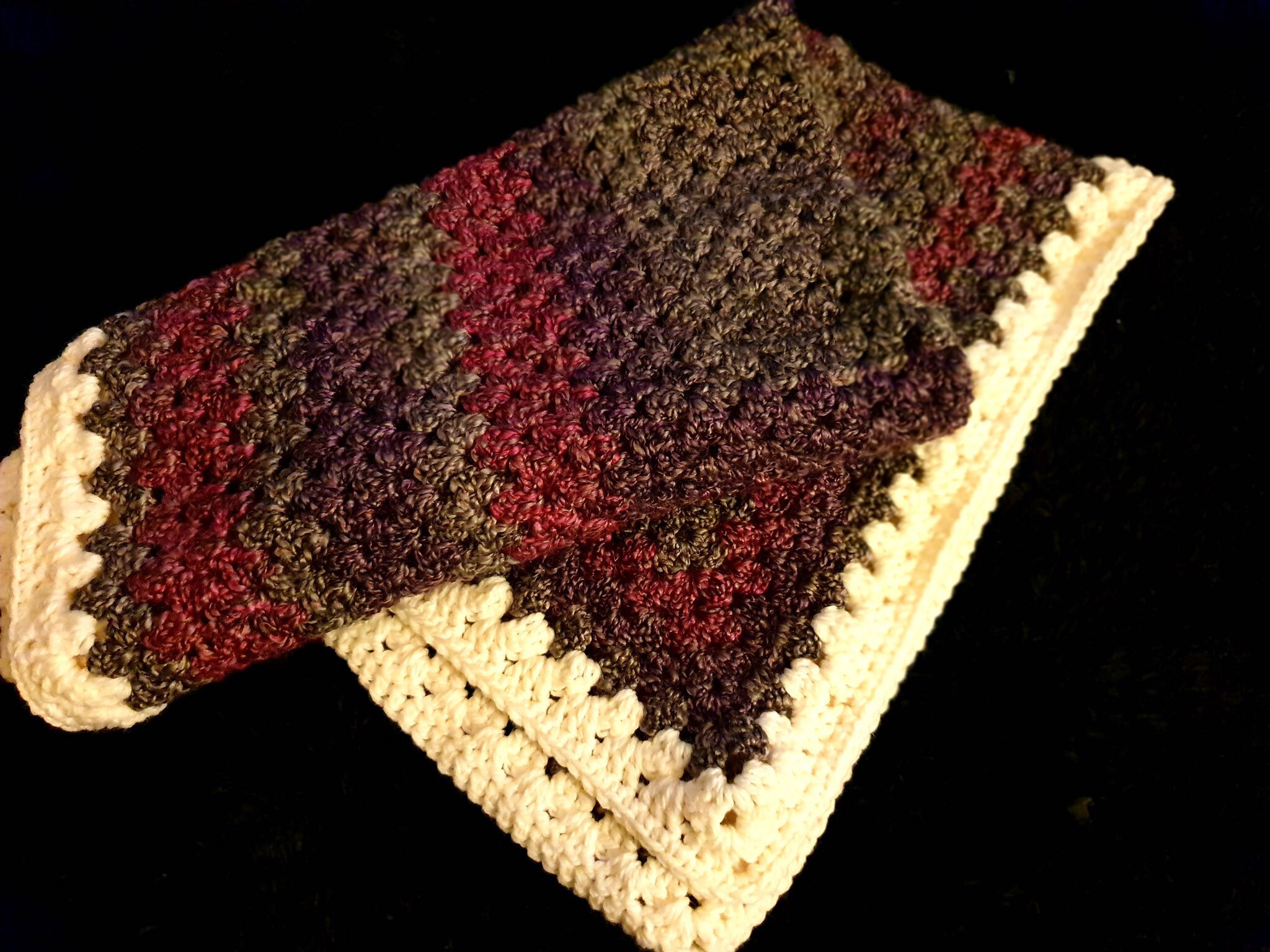 Granny Square Cot Blanket - Etsy