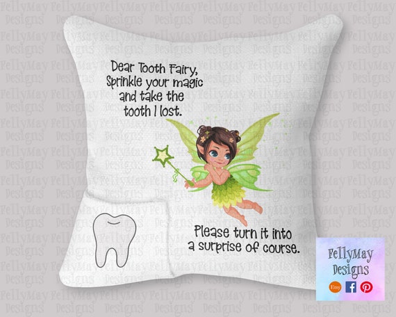 Greentooth Fairy Tooth on Pocket DESIGN ONLY | Etsy