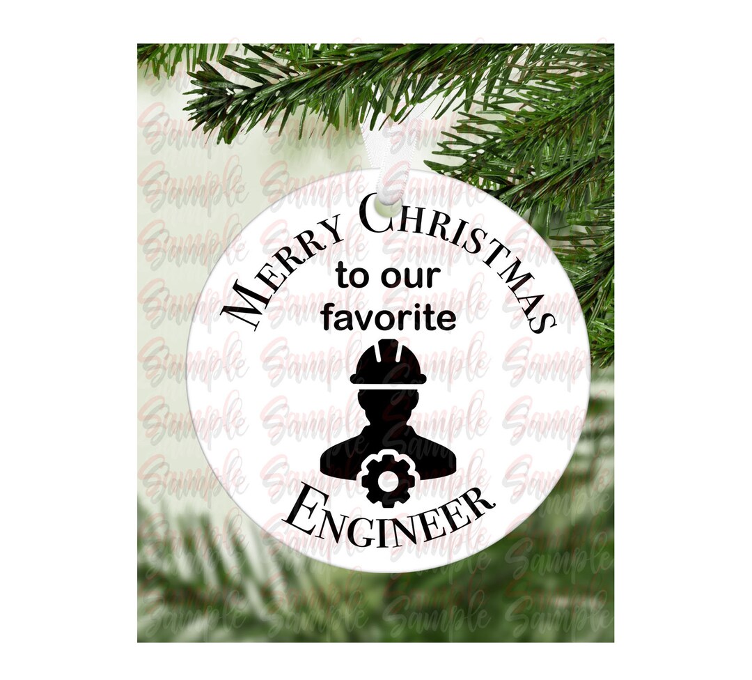 Engineer Ornament (our Favorite) DESIGN ONLY - Etsy