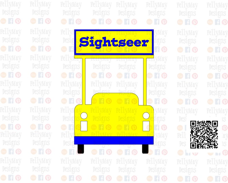 Sightseer Tram Car SVG - Etsy