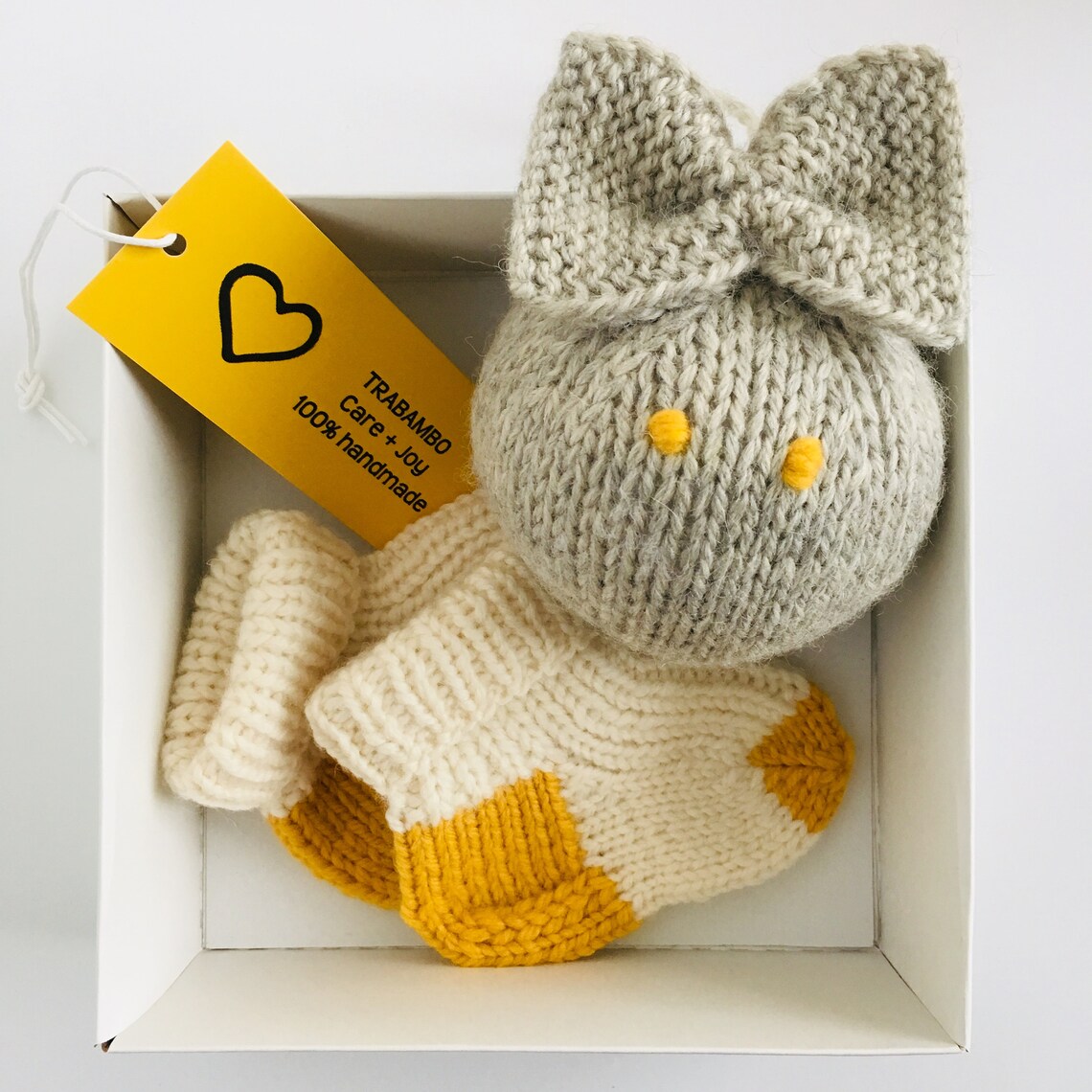 Handmade Merino Wool Baby Socks & Toy Set: Newborn Gift - Etsy