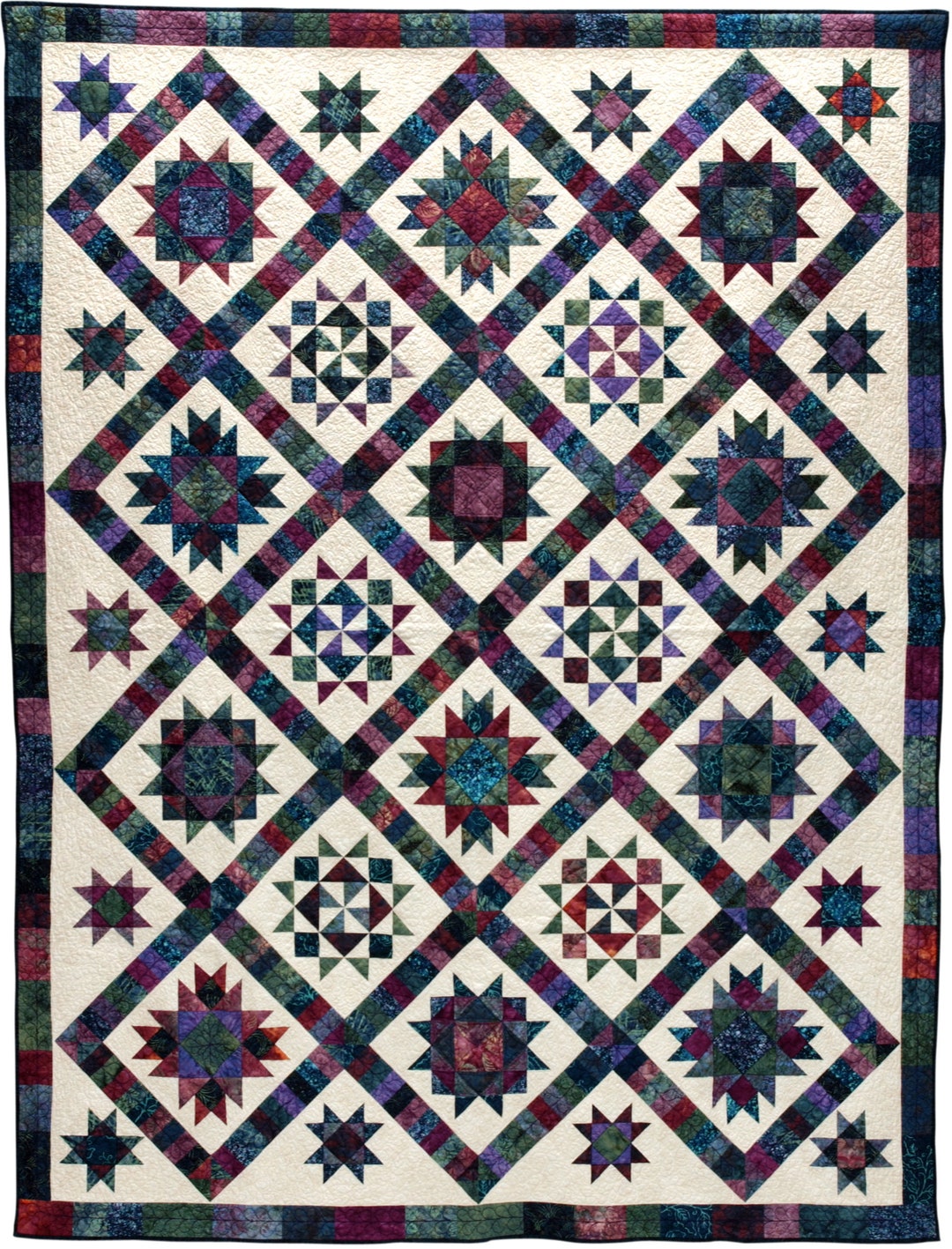 Splendid Stars Quilt Pattern PDF - Etsy