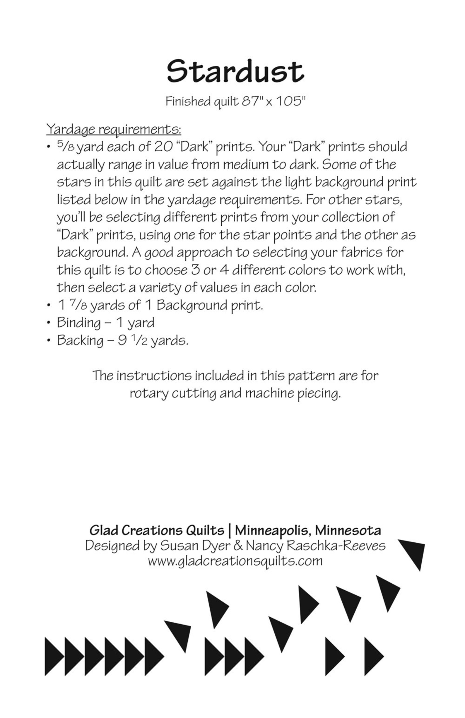 Stardust Quilt Pattern PDF - Etsy