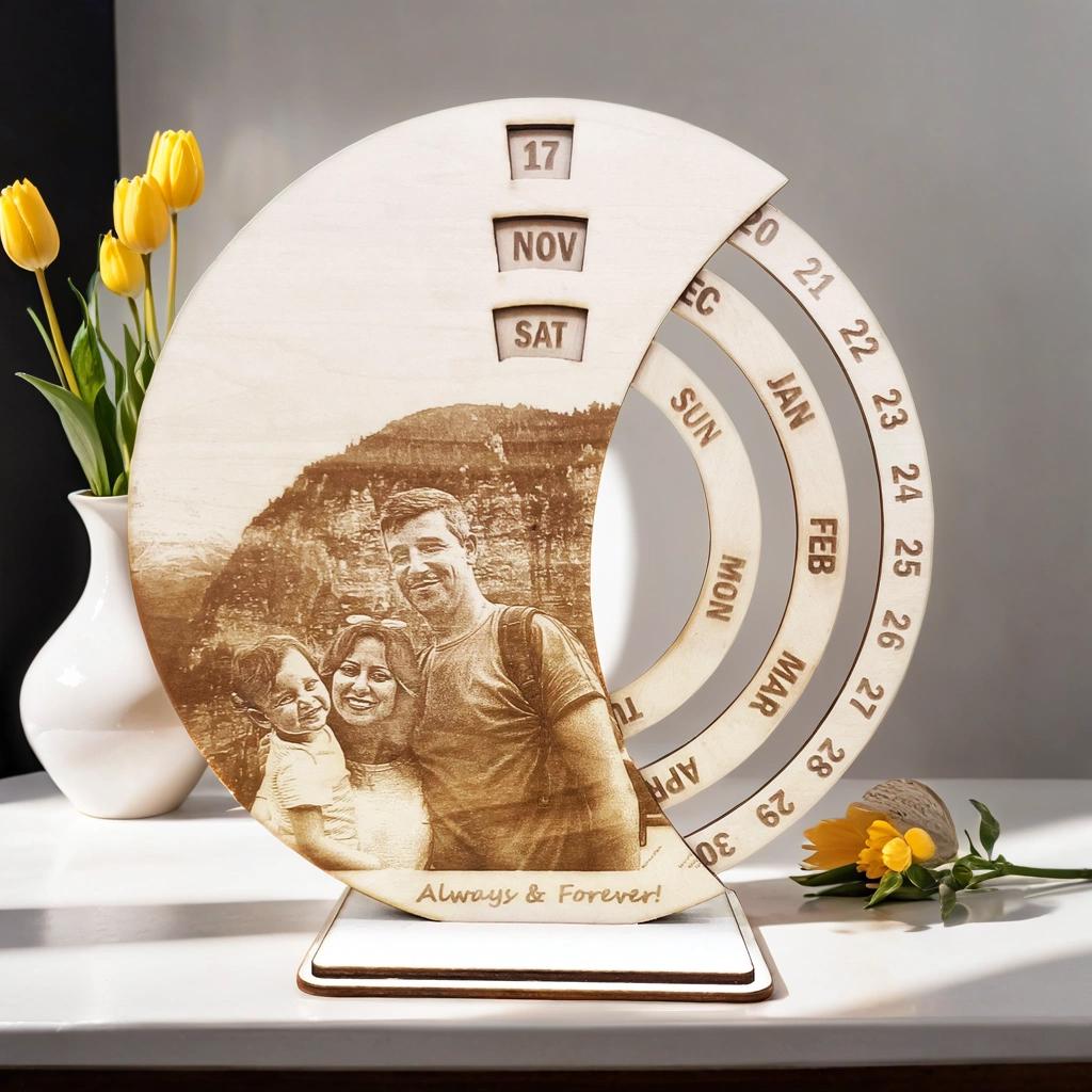 Wooden Calendar - Etsy