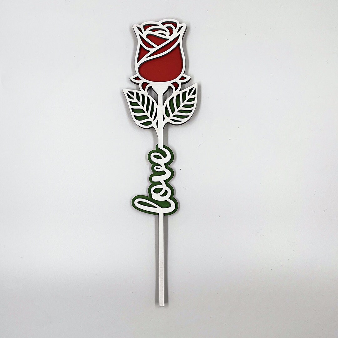 Wooden Roses (4 Different Styles) - Etsy