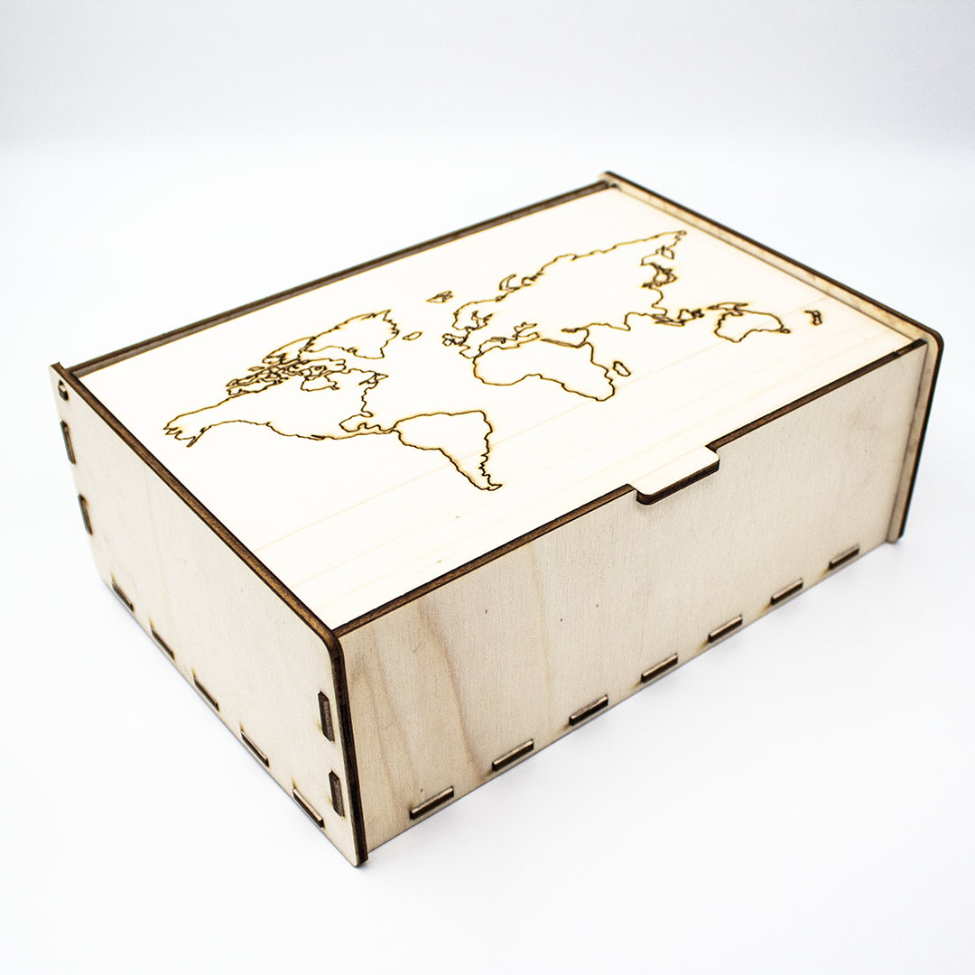 World Map Wooden Box | Keepsake | Saving Box | World Box | Gift Box - Etsy