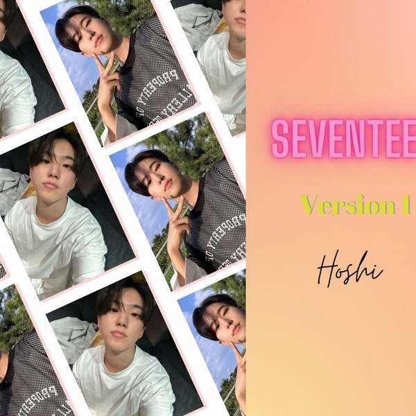 Seventeen Hoshi Photocards - Etsy