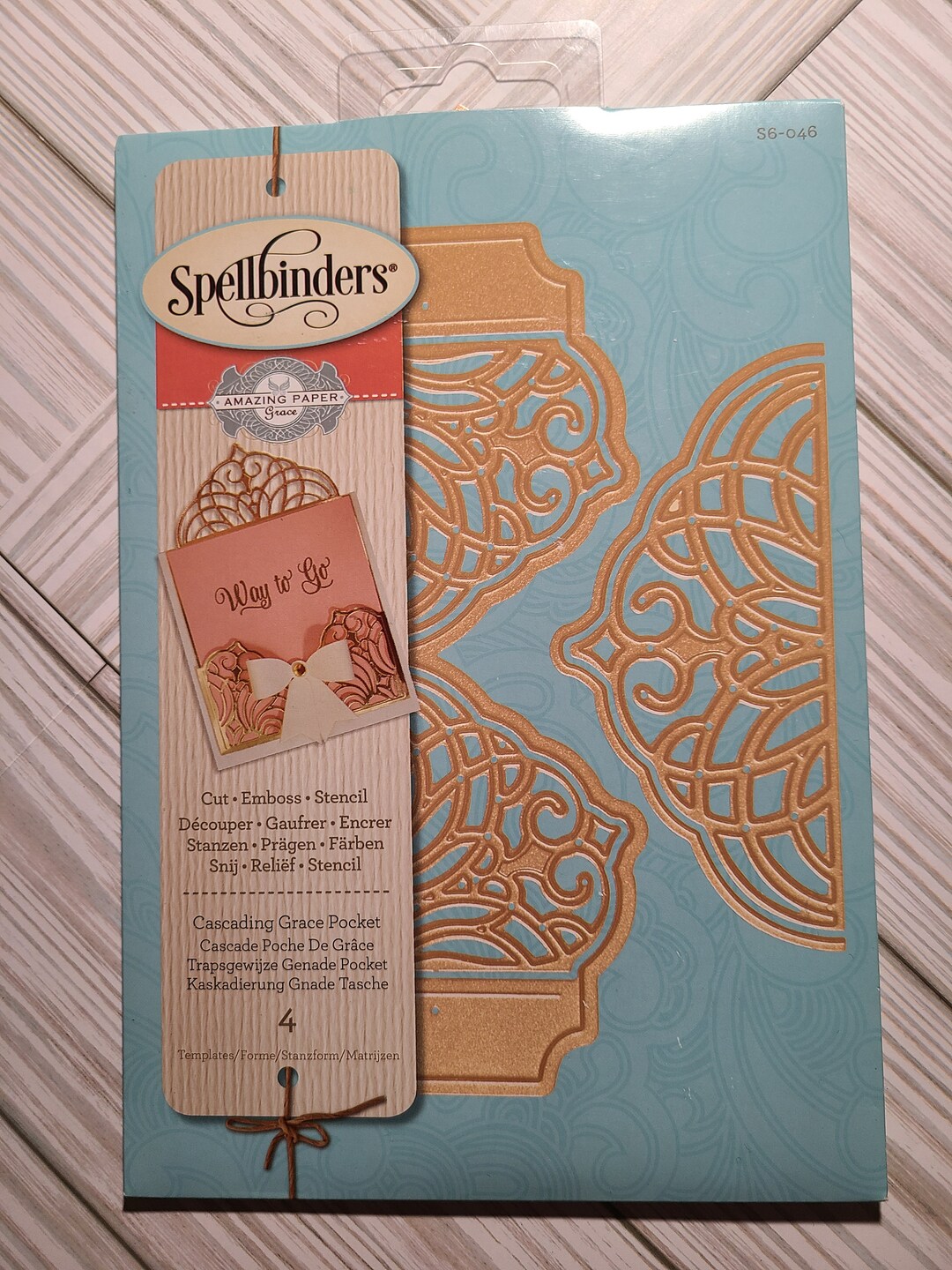 Spellbinders - Cascading Grace Pockets - Etsy