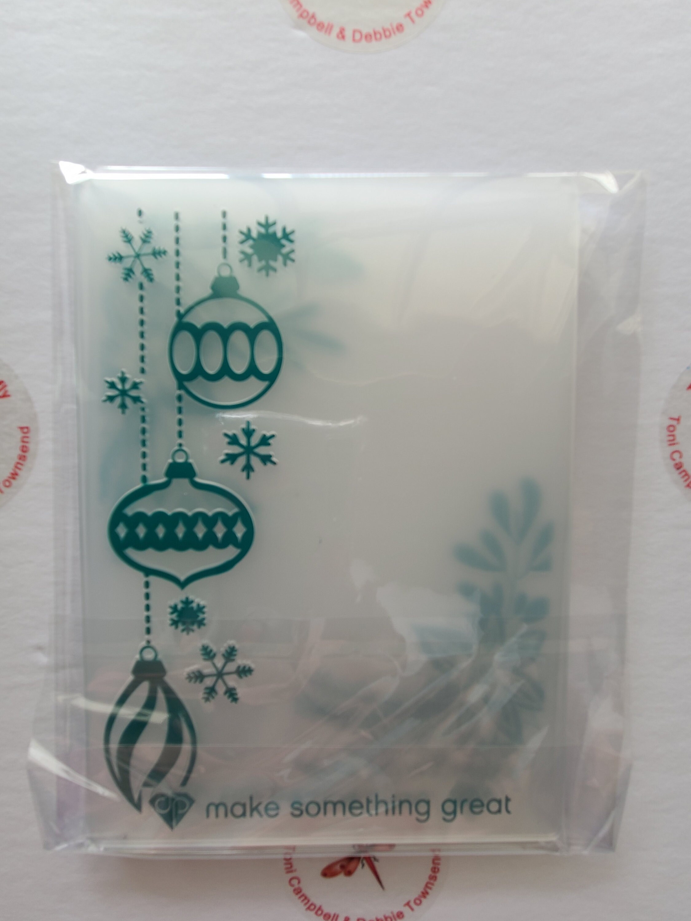 Diamond Press Holiday Stamp and Die Set - Etsy