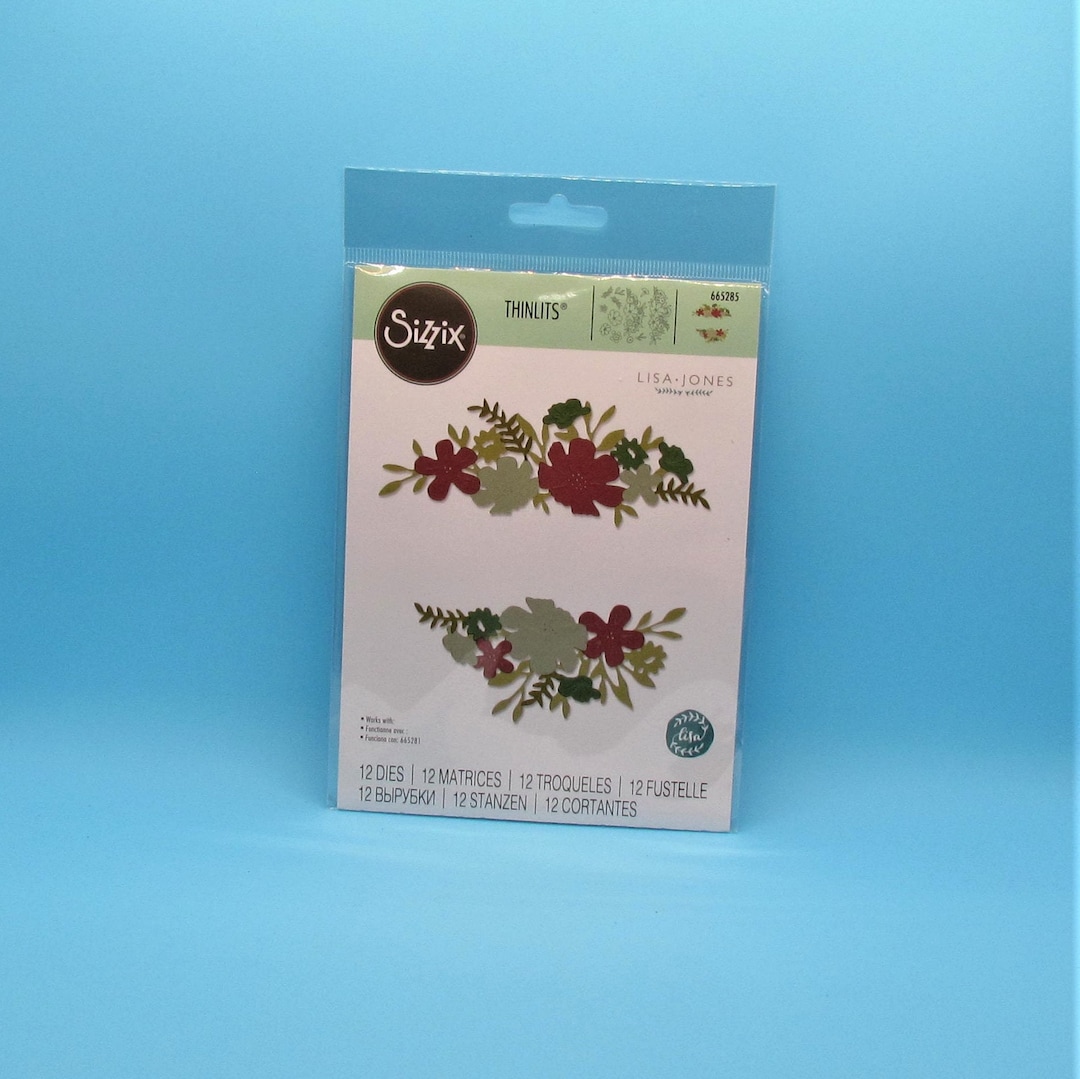 Sizzix Wild Blossom Borders Thinlit Dies - Etsy