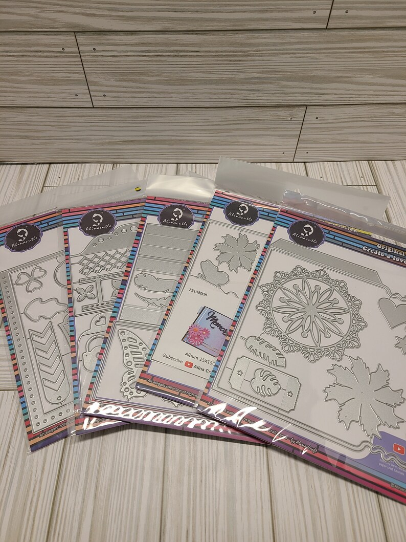 Alinacutle - Mini Album Die Sets - Etsy