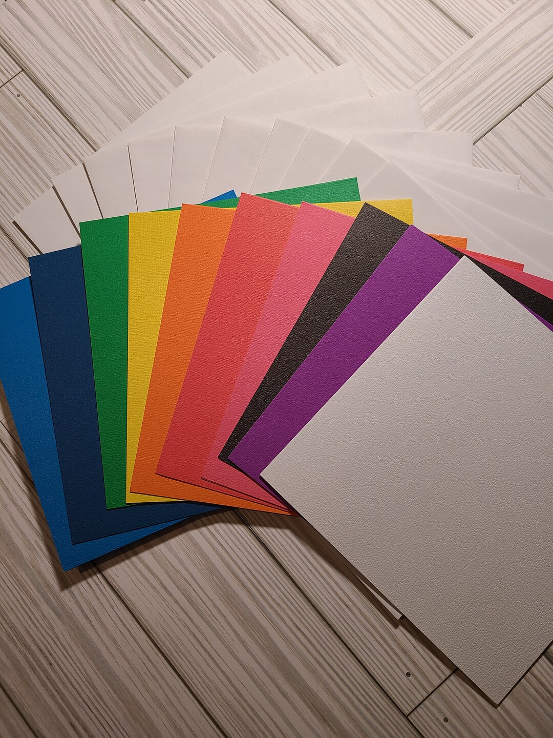 6 X 6 Colored Card Bases With Envelopes - Etsy