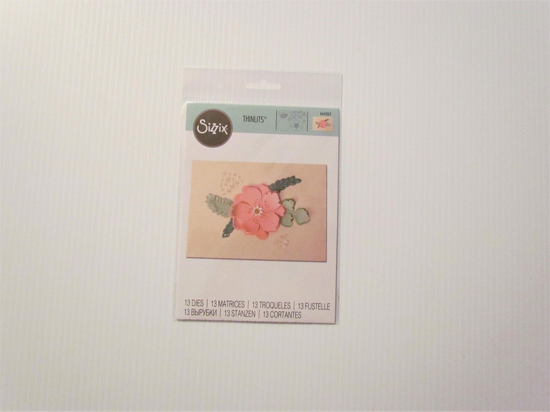 Sizzix Peony Pop-up Thinlits - Etsy