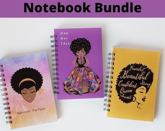 Black Woman Journal African American Notebook Afrocentric | Etsy