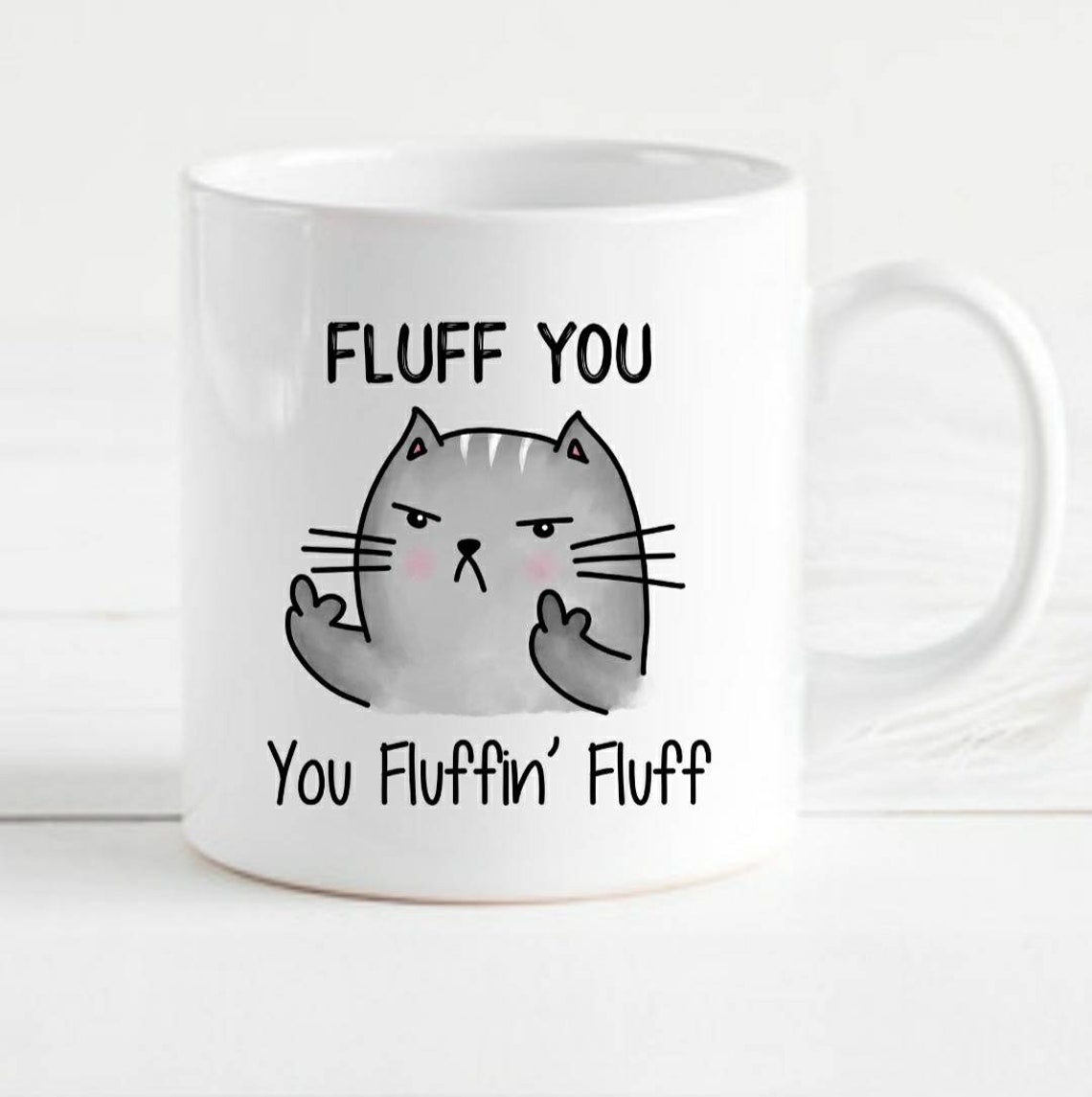 Funny Cat Mug Cat Coffee Mug Cat Mom Mug Grumpy Cat | Etsy