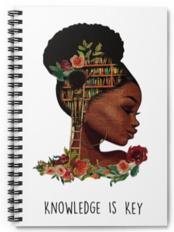 Black Woman Journal African American Notebook Afrocentric Journal for ...