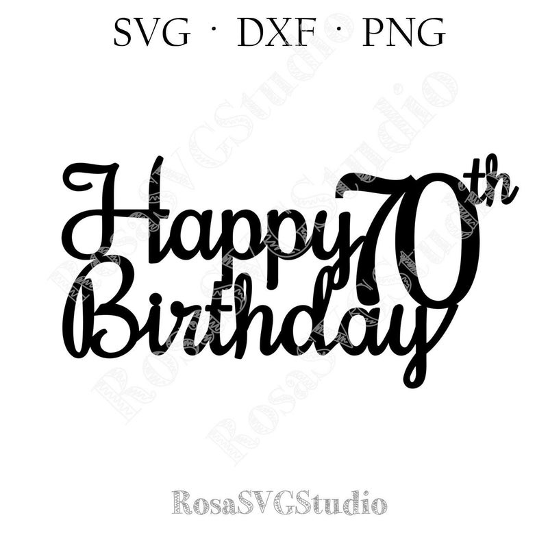 70 Birthday Women Svg - Etsy