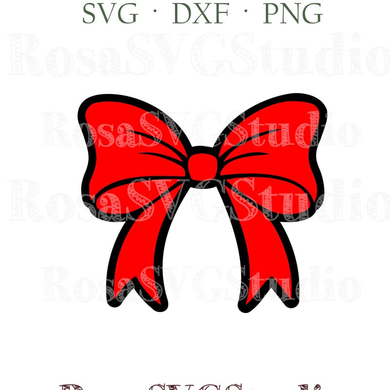 Layered Cheer Bow Svg - Etsy