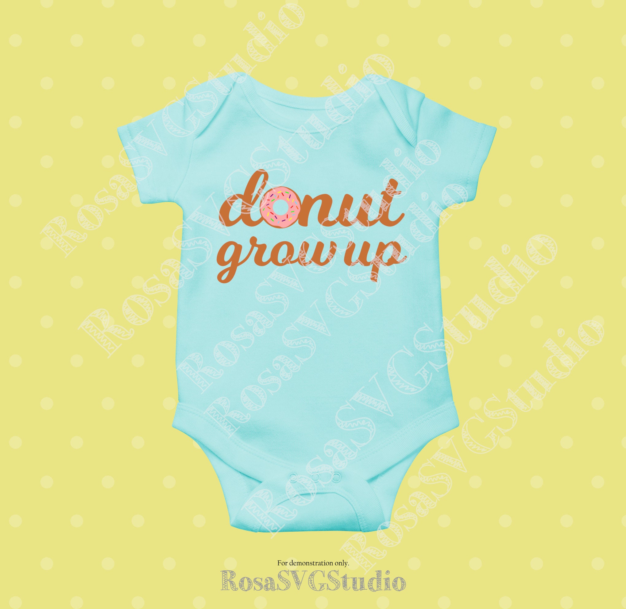Donut Grow up Svg Donut Svg Donut 1st Birthday Birthday | Etsy