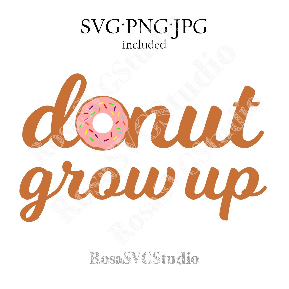 Donut Grow up Svg Donut Svg Donut 1st Birthday Birthday - Etsy Ireland