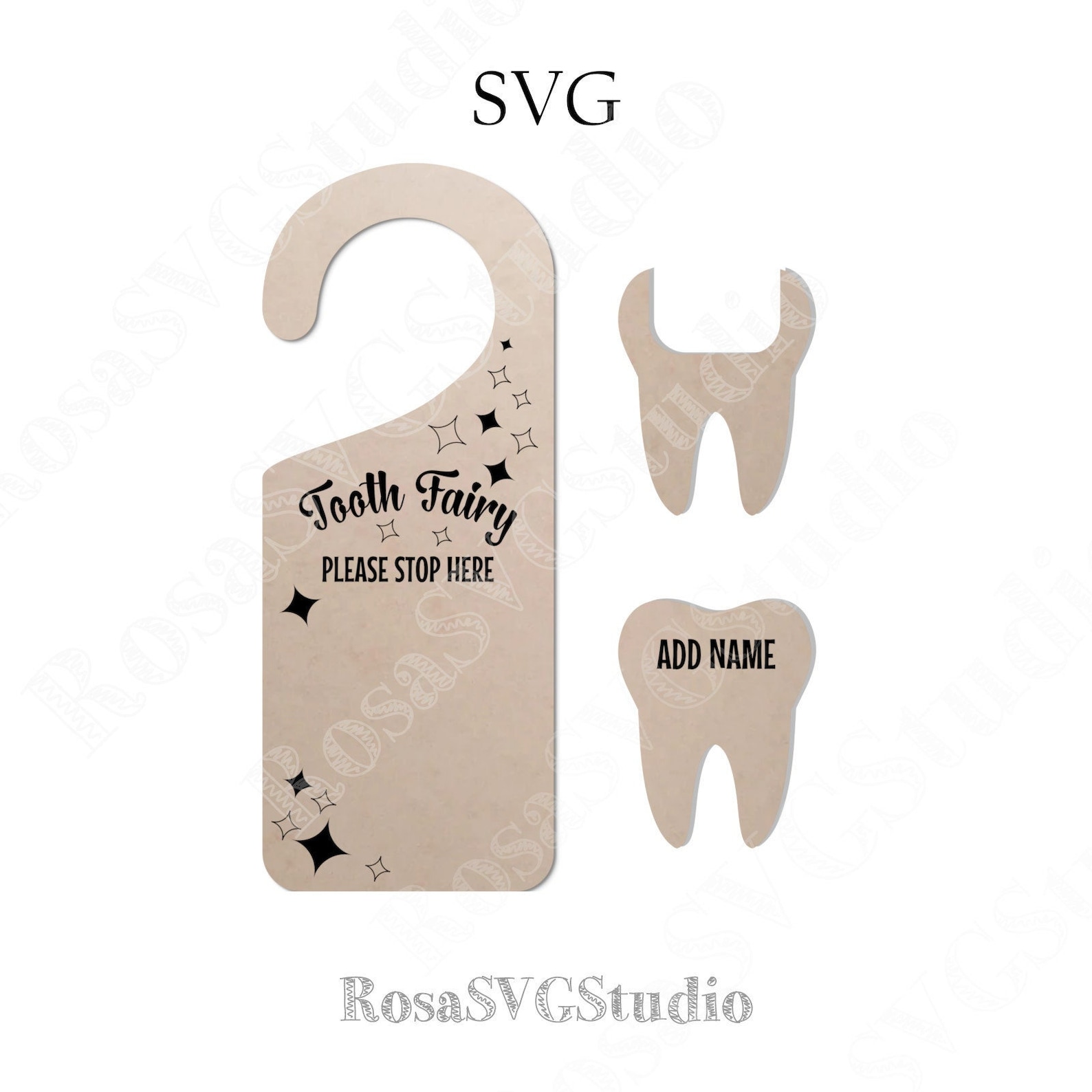 Tooth Fairy Door Hanger Svg, Tooth Fairy Box Svg, Tooth Fairy Svg ...