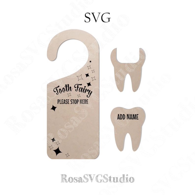Tooth Fairy Door Hanger Svg, Tooth Fairy Box Svg, Tooth Fairy Svg ...