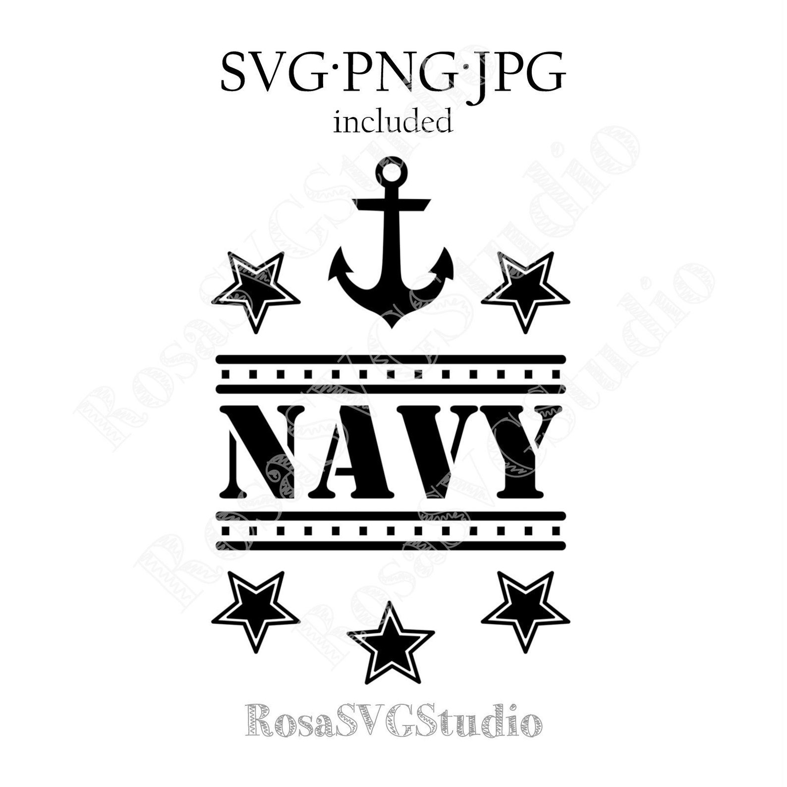 Navy SVG, Navy Cutting File, Military, Memorial Day, PNG, United States ...