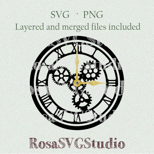 Steampunk Wall Clock - Etsy