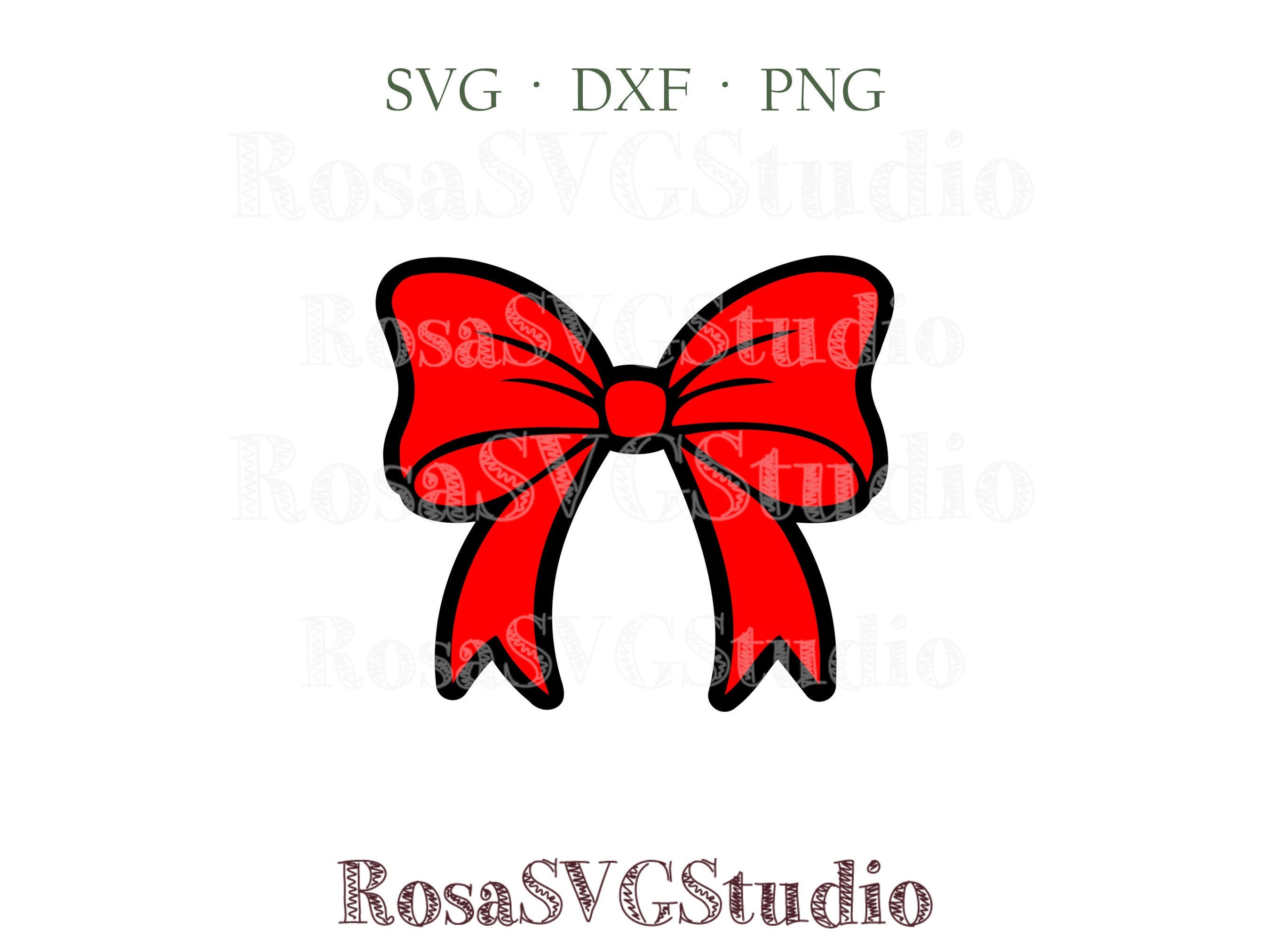 Red Christmas Bow Svg, Cheer Bow Svg, Gift Bow Svg, Pinch Bow Svg ...
