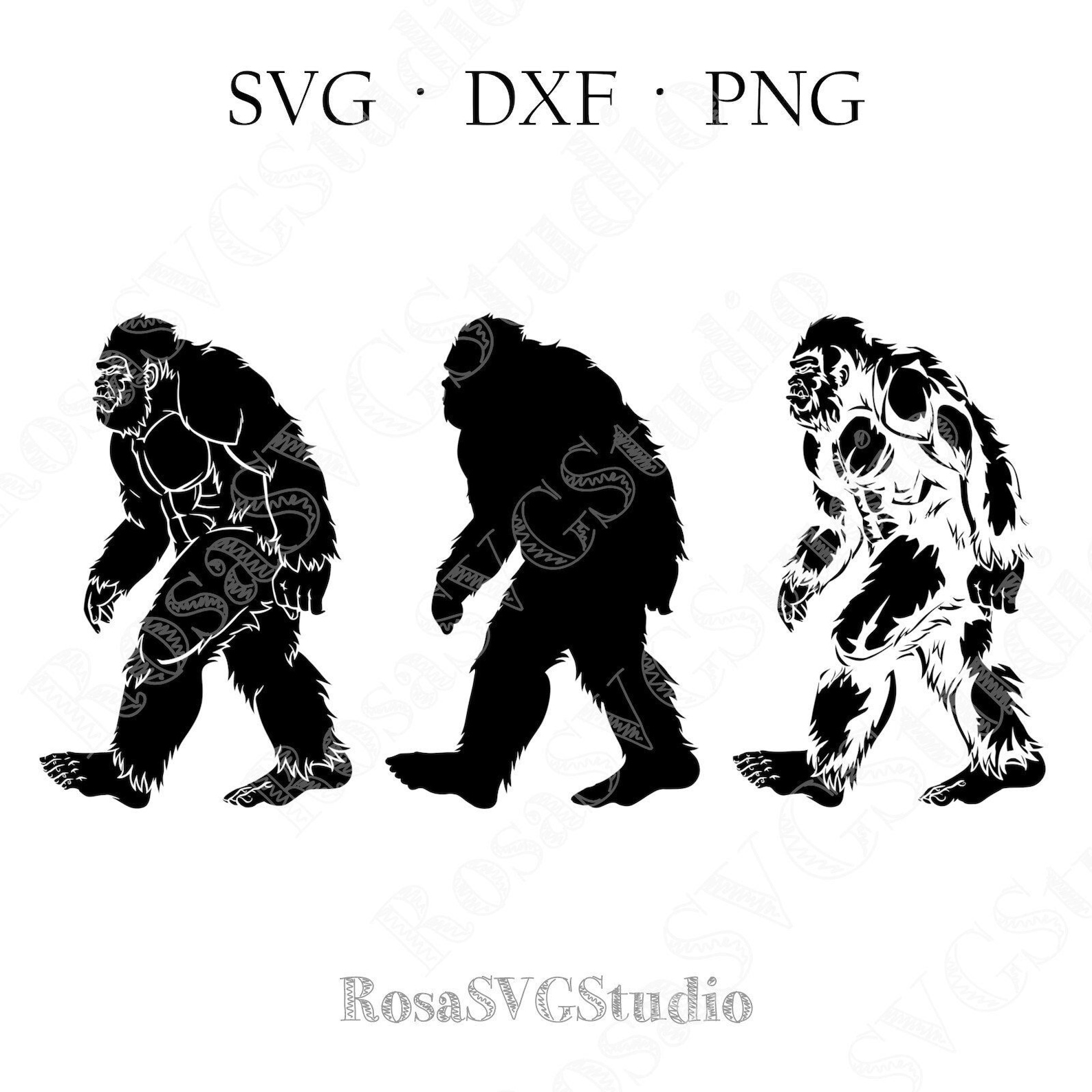 Bigfoot Svg, Big Foot Svg, Sasquatch Svg, Yeti Svg, Bigfoot Png - Etsy