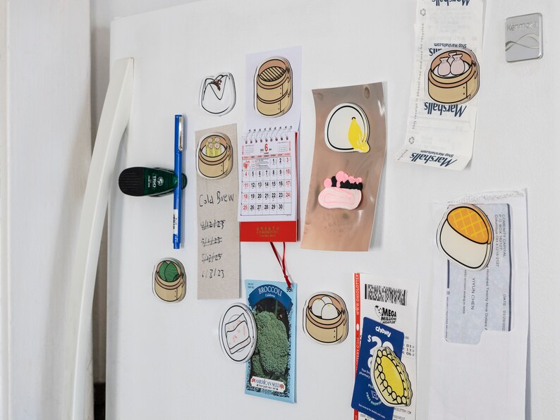 Dim Sum Fridge Magnet Set 10 Pcs - Etsy