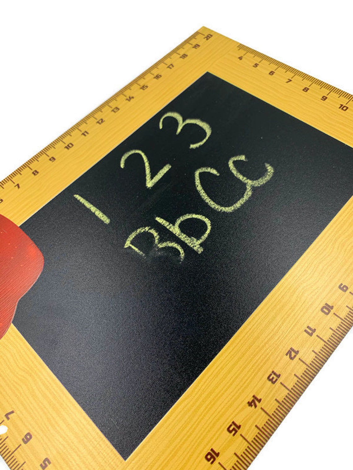 RULER CHALKBOARD Full Color Flawless Printed Design on Laser - Etsy
